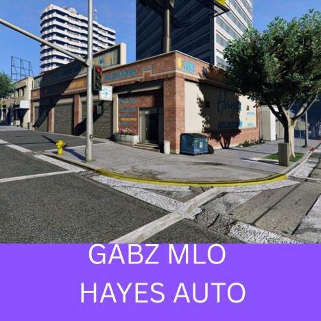 Gabz Hayes Auto Mlo – Fivem Mechanic Shop Interior | Rp-ready Garage ...