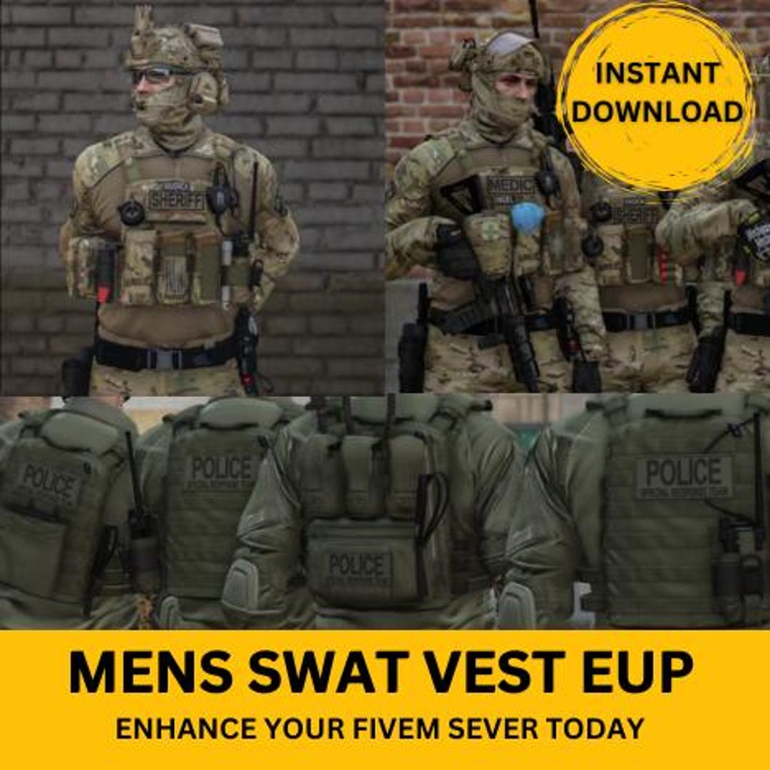 Fivem SWAT Eup Vest| Police Vest | Instant Download - Etsy UK