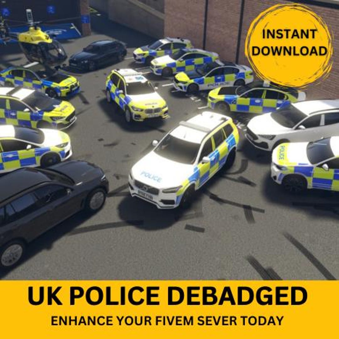Fivem BRITISH POLICE CARS Els Ready Enhance Your Server Today Digital ...