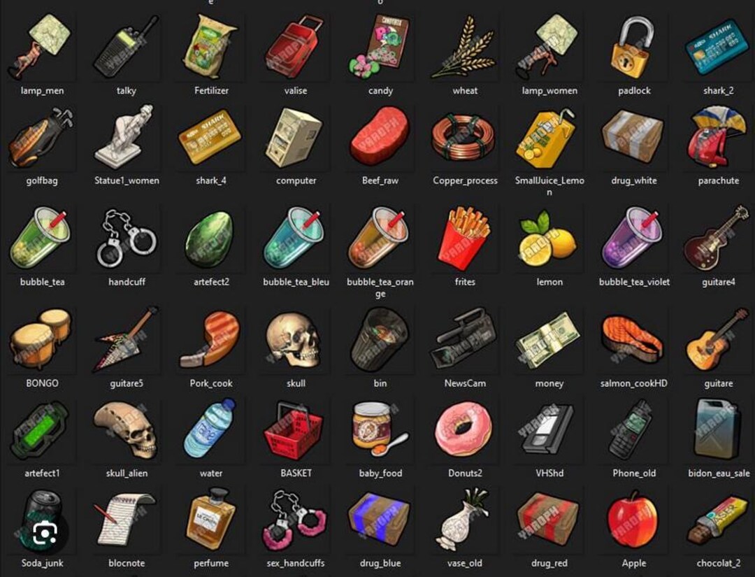 Fivem Inventory Lcons Over 5000 Pictures Artwork Design - Instant ...