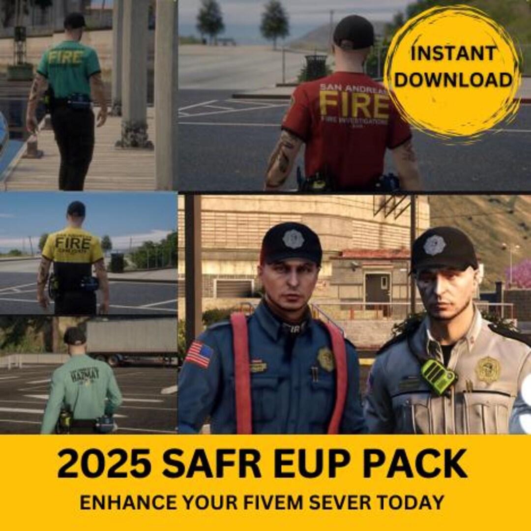 Fivem SAFR EUP 2025 ADDON Station Pack Enhance Your Server Today ...