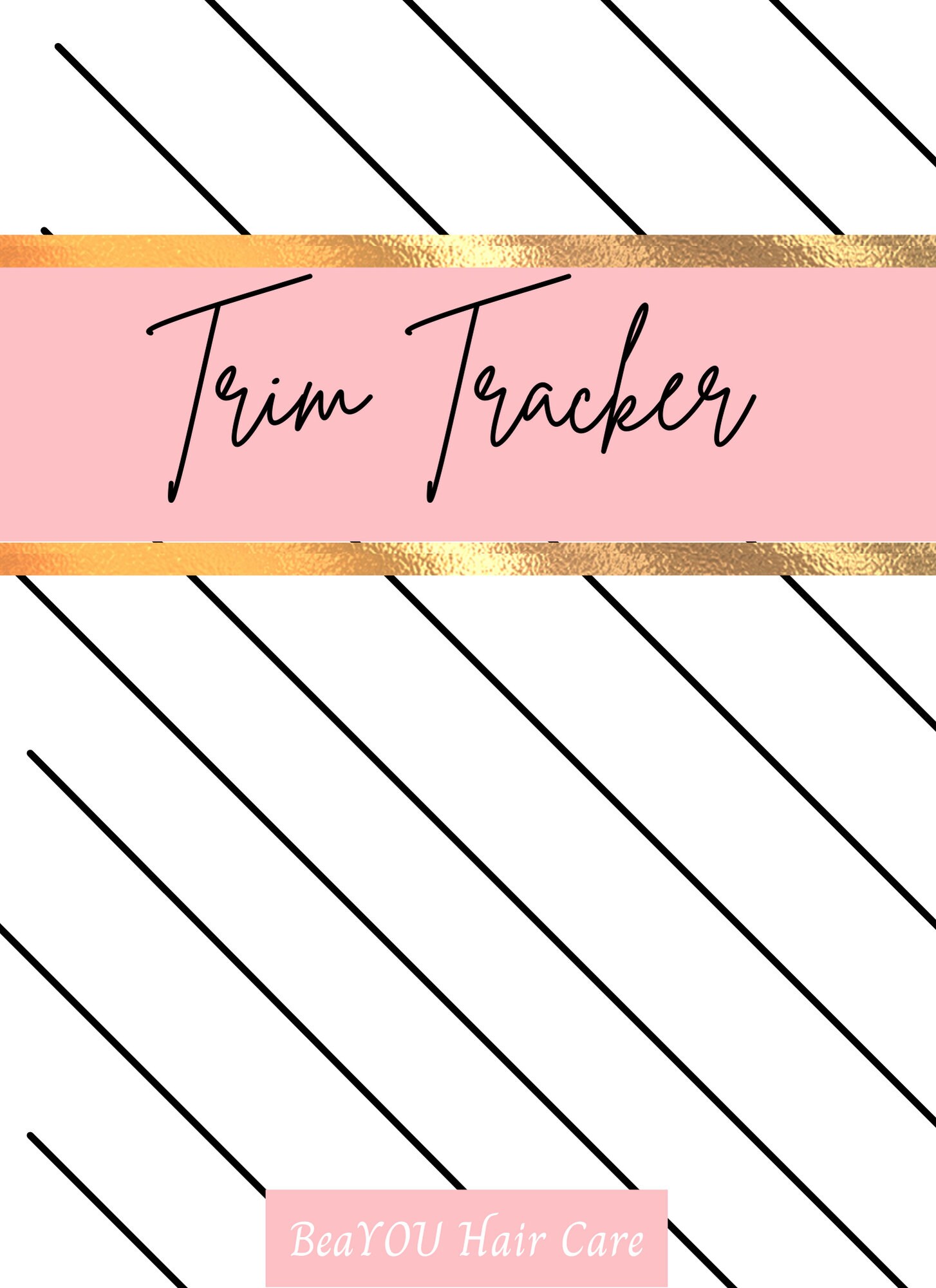Hair Trim Tracker- Track Your Growth - Etsy