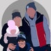 Custom Group Portrait Illustration Photo Illustration - Etsy