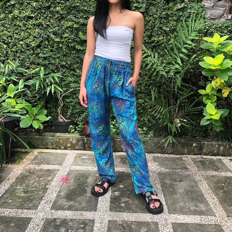 Batik Pants - Etsy