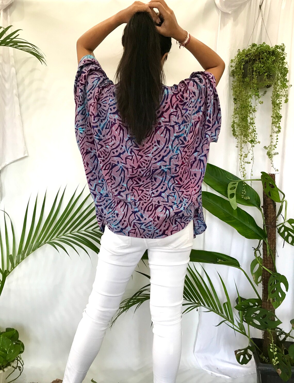 Outer Jacket Rayon Bali Batik Plus Size Cardigan Casual - Etsy