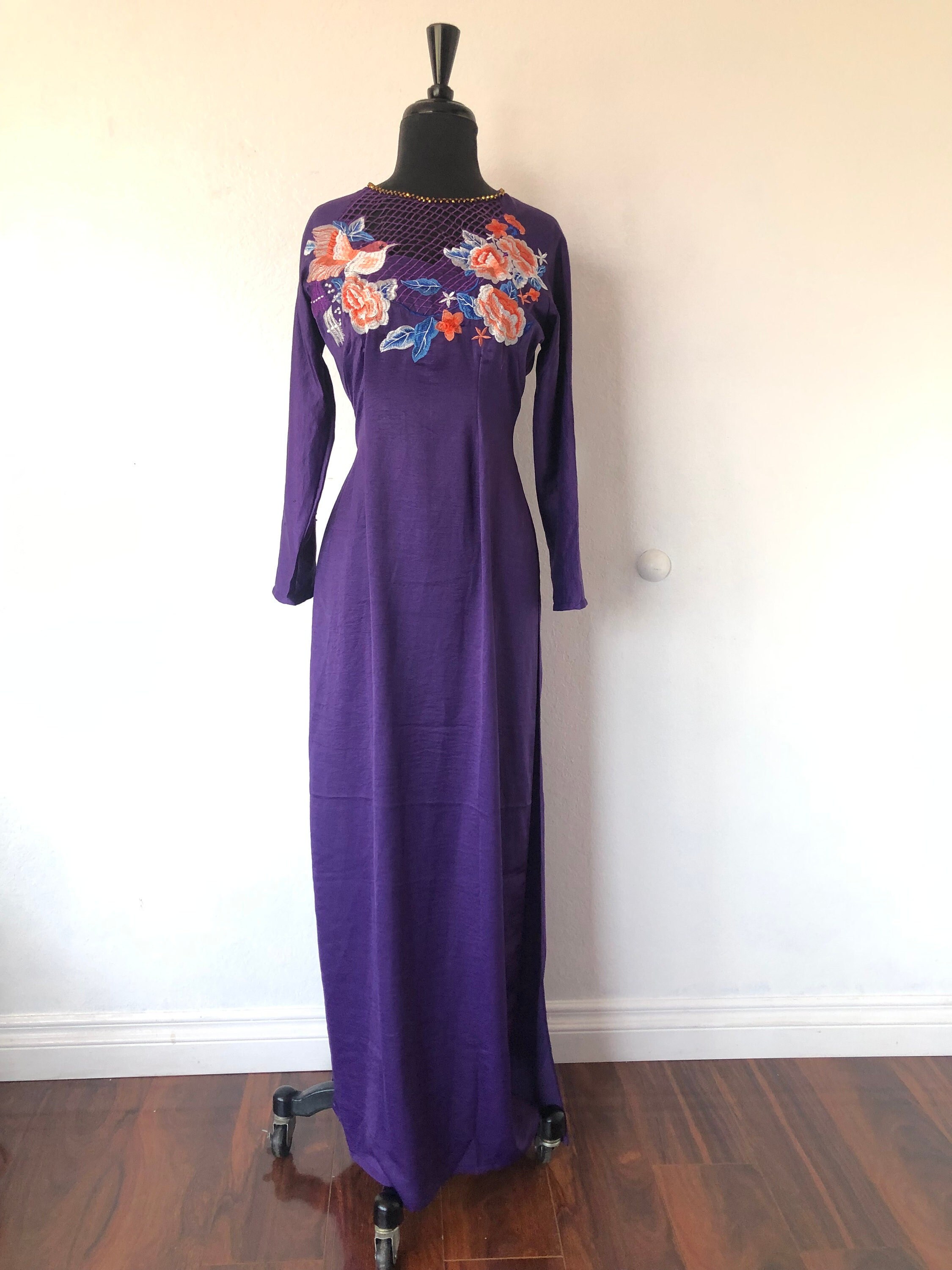 Traditional Vietnamese Ao Dai/dress - Etsy