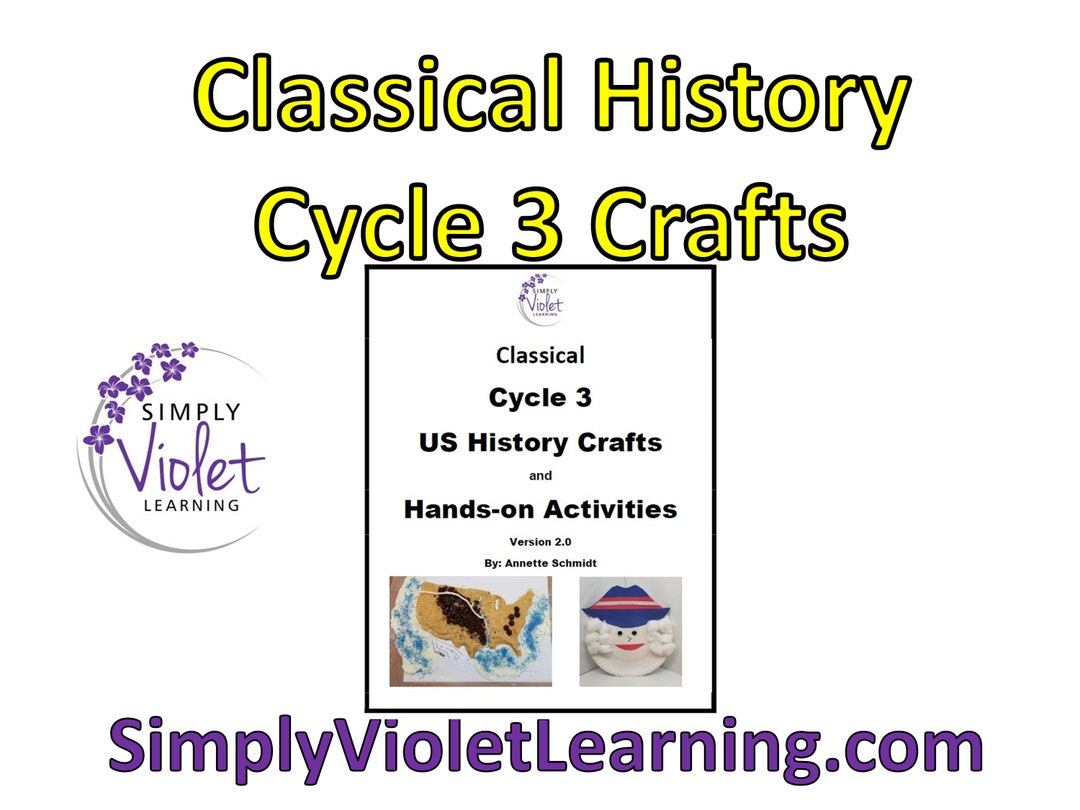 Classical Conversations Cycle 3 US HISTORY Crafts and Activities - Etsy