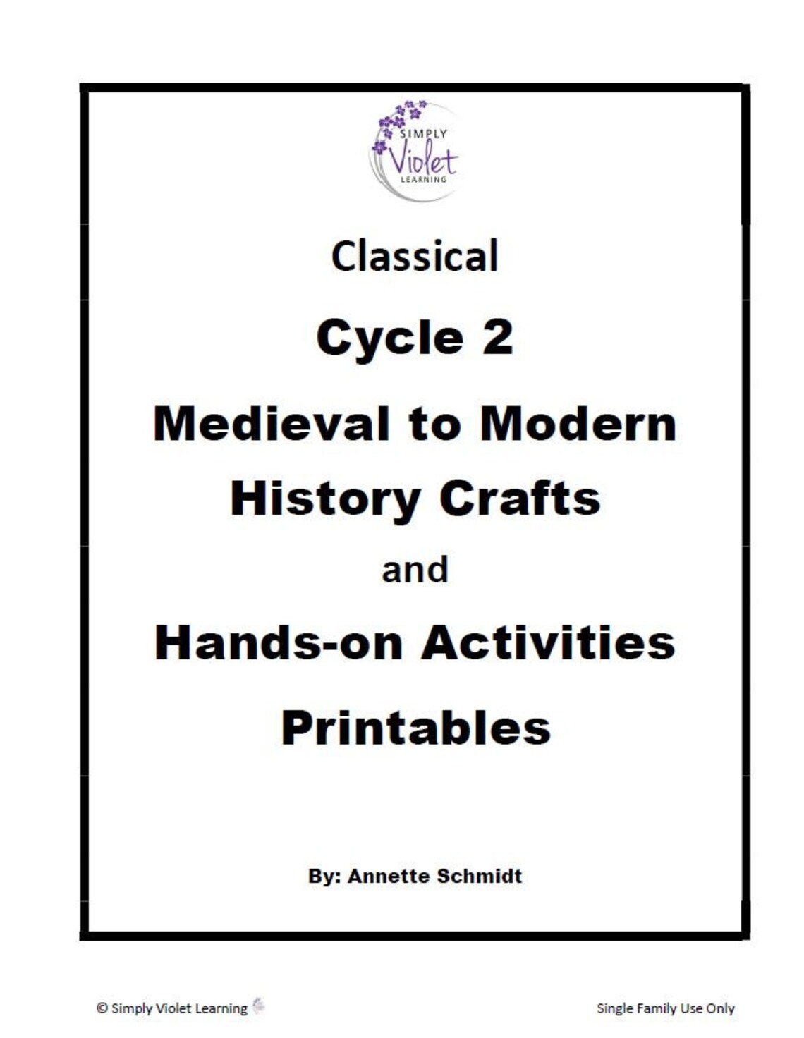 Classical Conversations Cycle 2 Medieval to Modern HISTORY - Etsy