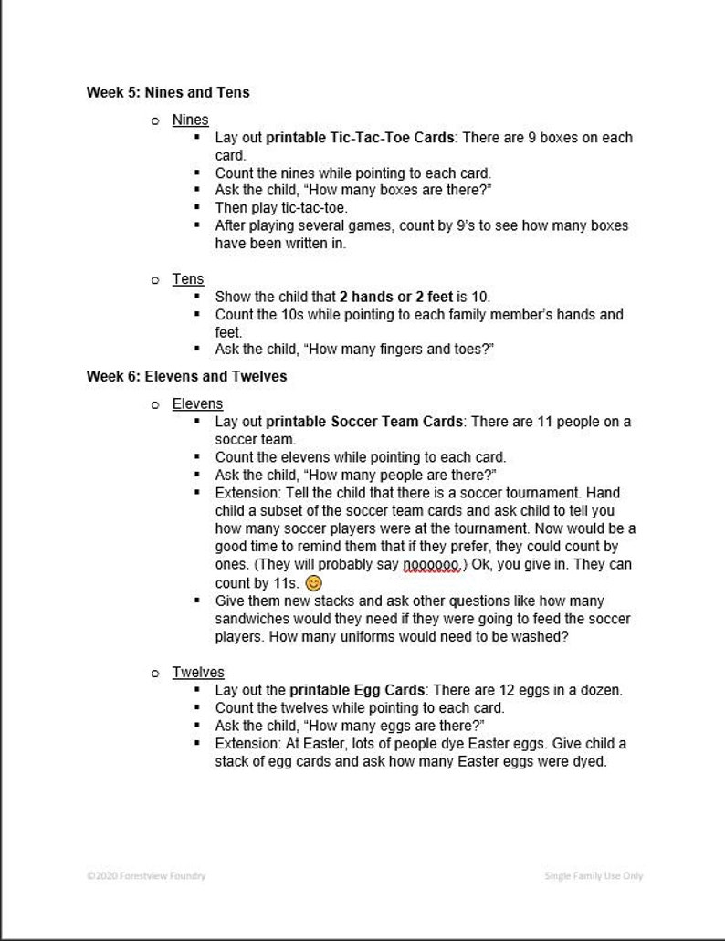 Classical Conversations MATH Hands-on Activities Guide Skip - Etsy