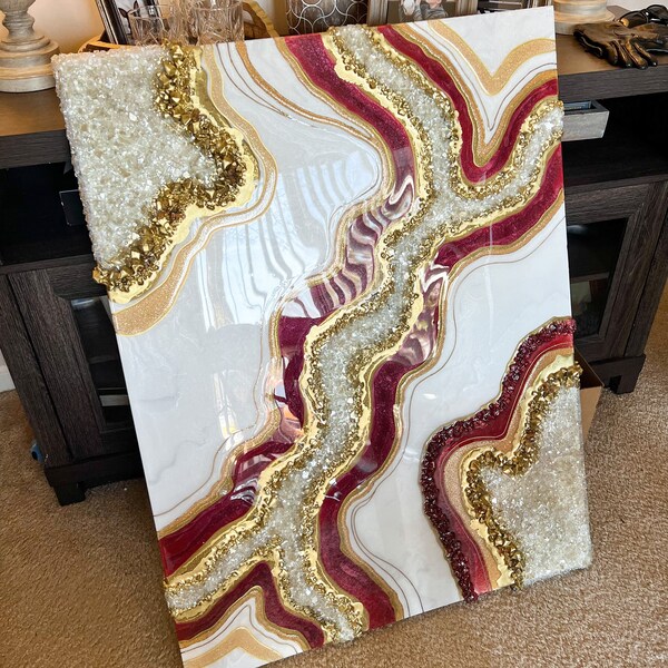 Resin Geode Wall Art - Etsy