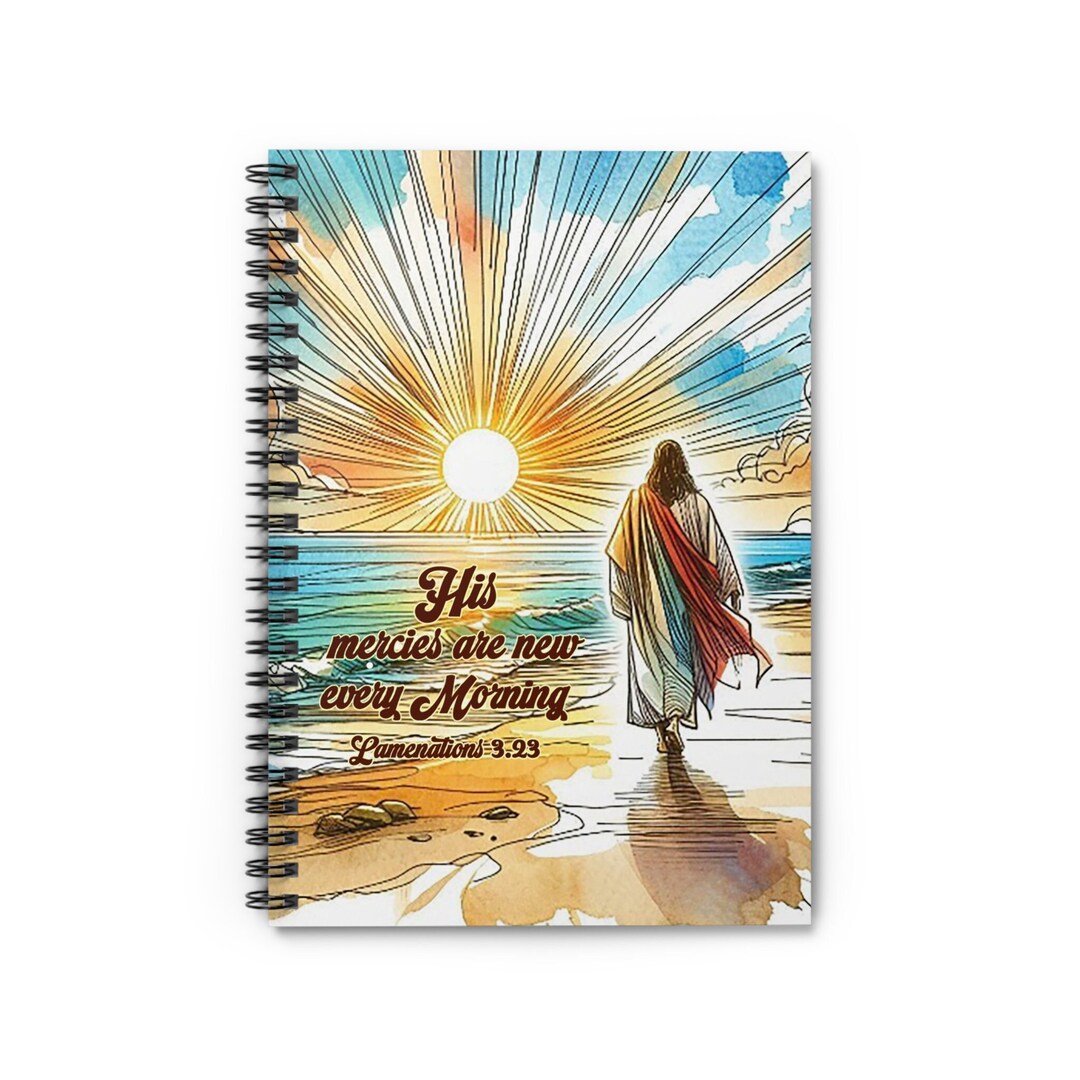 Jesus Sunrise Spiral Notebook, Christian Notebook, Jesus Sunrise ...