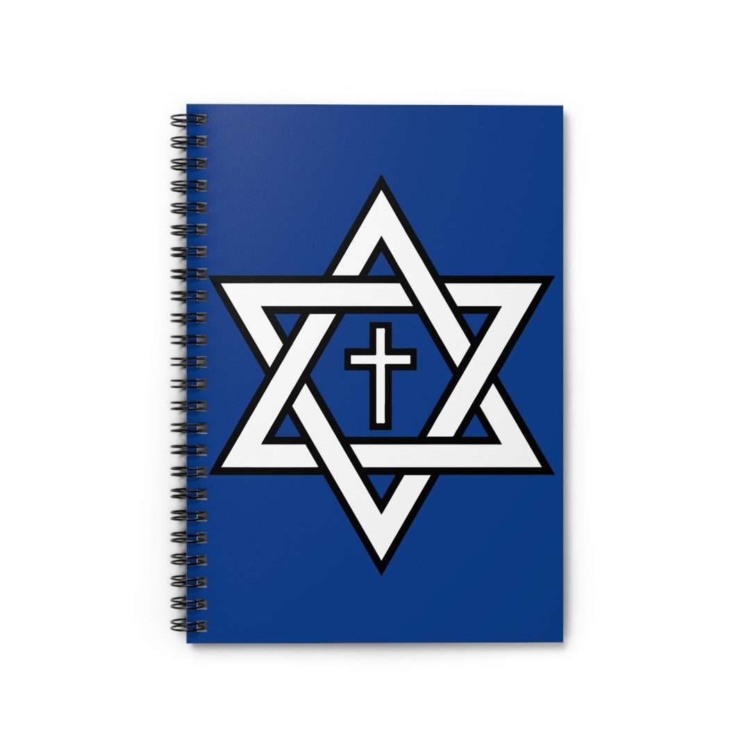 Star of David Spiral Notebook - Ruled Line, Jewish Journal, Hanukkah ...