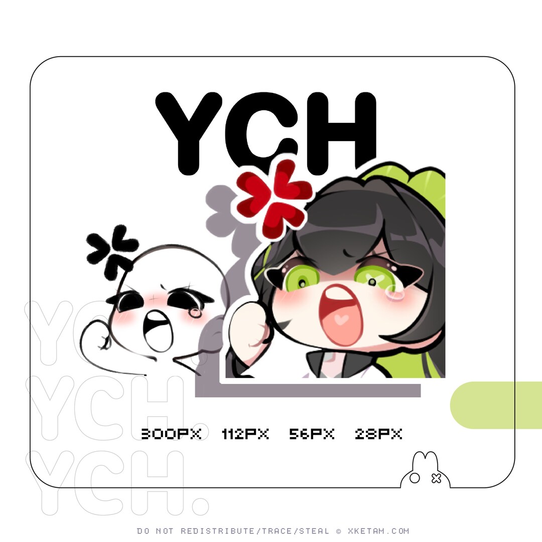 Custom YCH Angy Emotes Emotes for Twitch, Discord, and More - Etsy