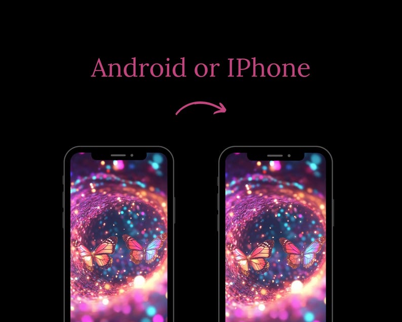 BUTTERFLY WALLPAPER iPhone Home Screen Phone Butterfly Aesthetic ...