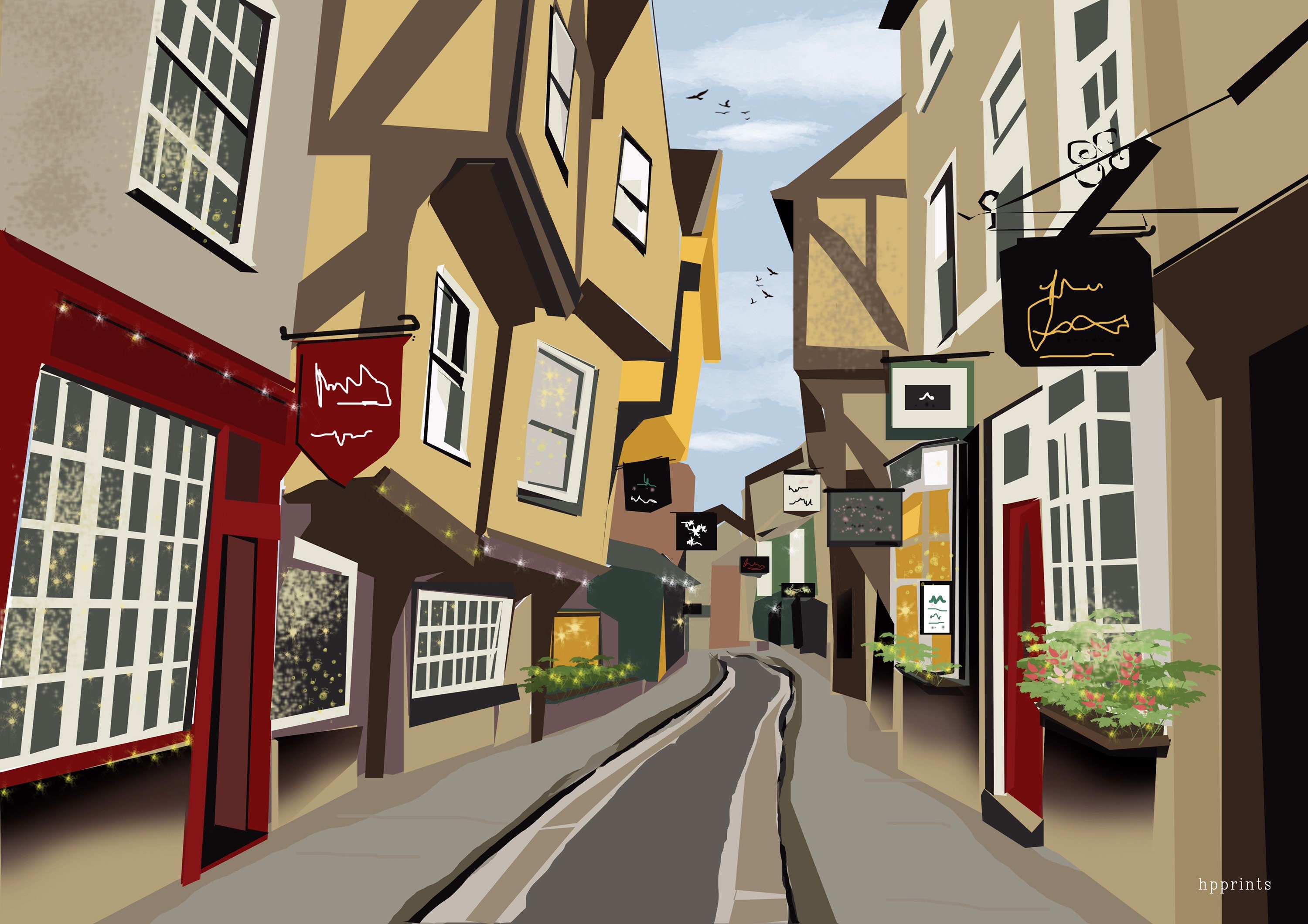 York Print in A4 - Etsy