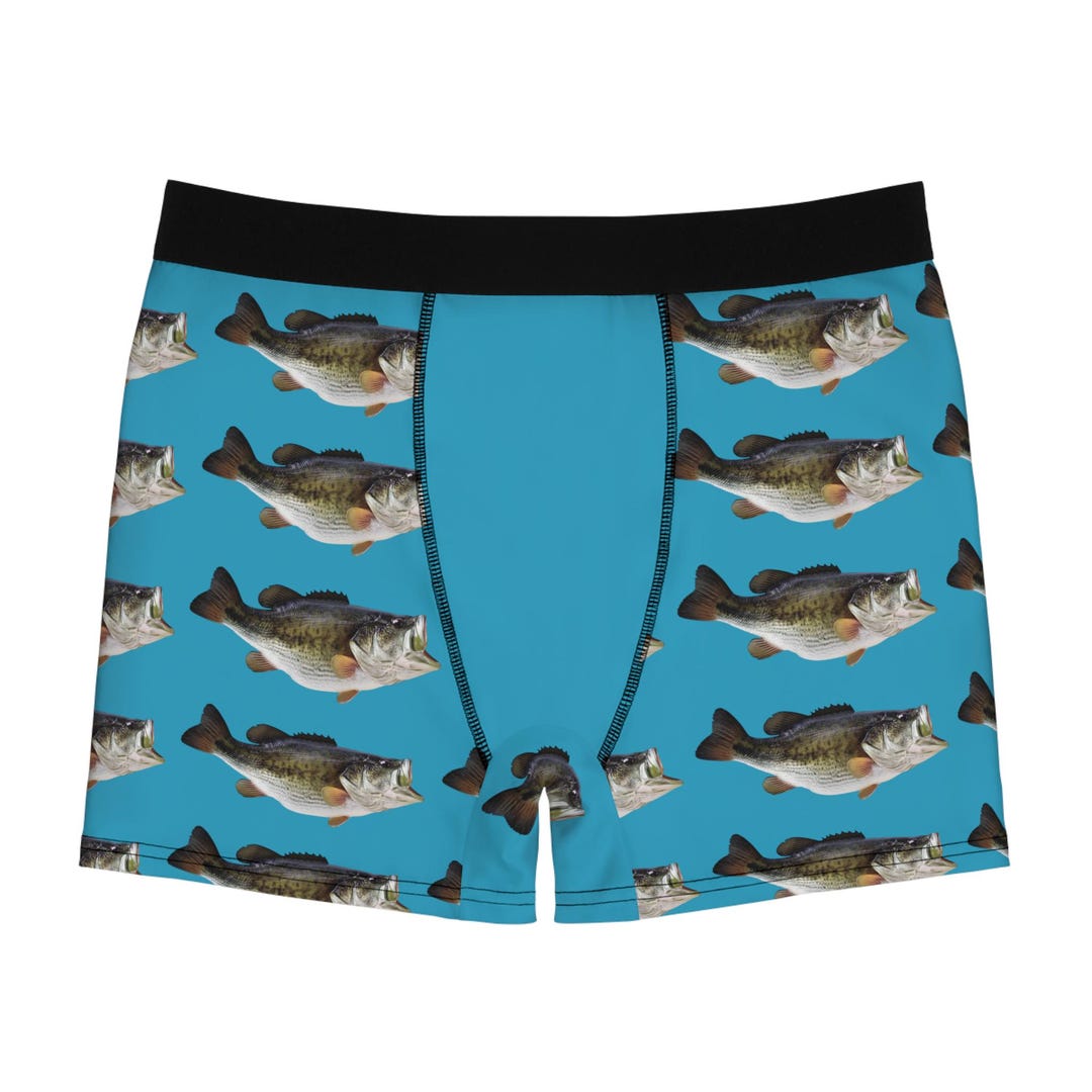 Men's Largemouth Bass Patterned Boxer Briefs (AOP) - Etsy