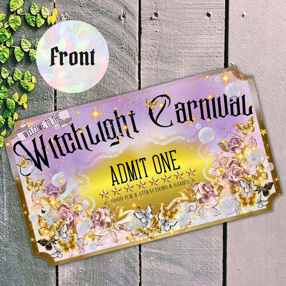 Witchlight Carnival Tickets for Dnd Game Props - Etsy