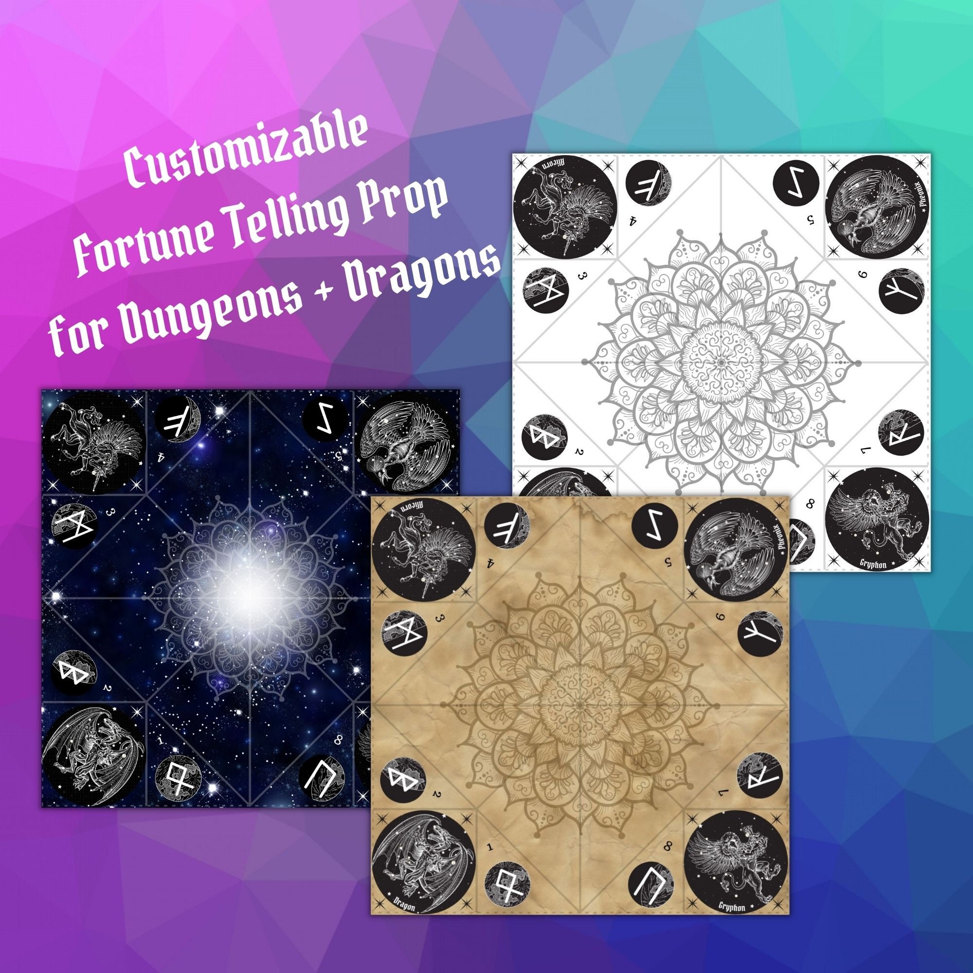 Fortune Teller Prop for Dungeons and Dragons - Etsy