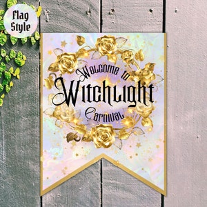 Witchlight Carnival Bunting and Banner Dnd Game Party Decorations - Etsy