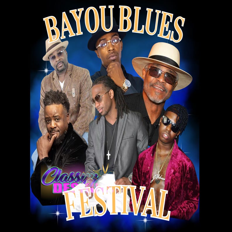 Bayou Blues Festival - Etsy