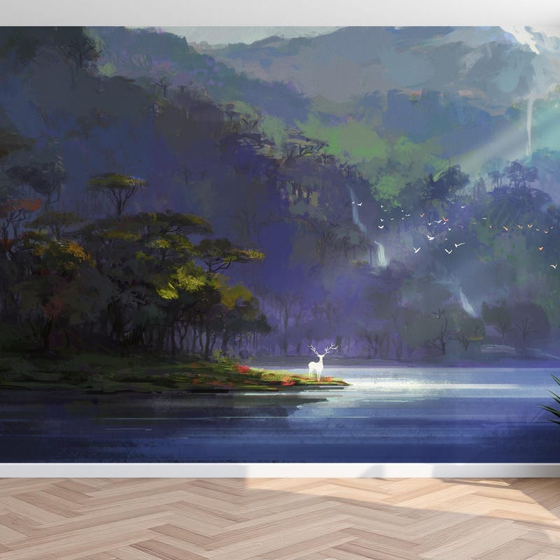 Fantasy Forest Mural - Etsy