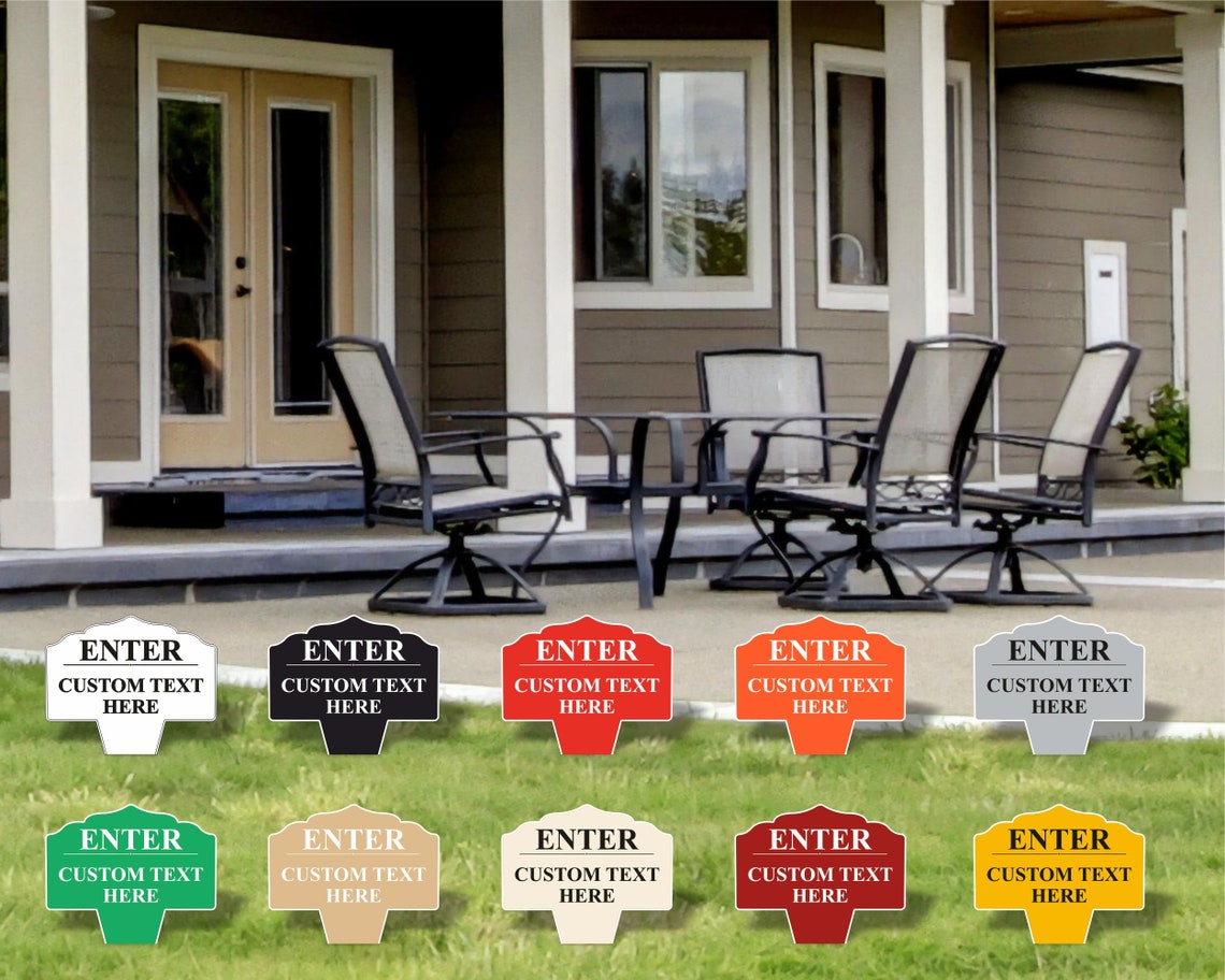 Customizable Aluminum Composite Yard Sign Custom Metal Yard - Etsy
