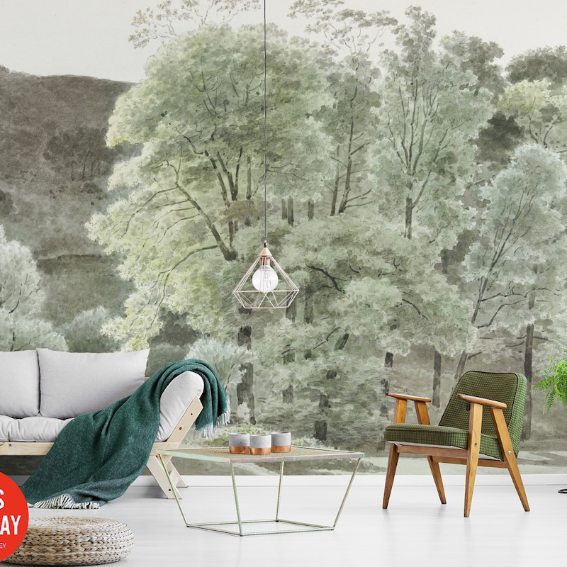 Tree Wall Mural - Etsy