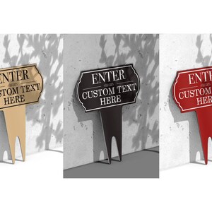 Customizable Aluminum Composite Yard Sign, Custom Metal Yard Signs for ...