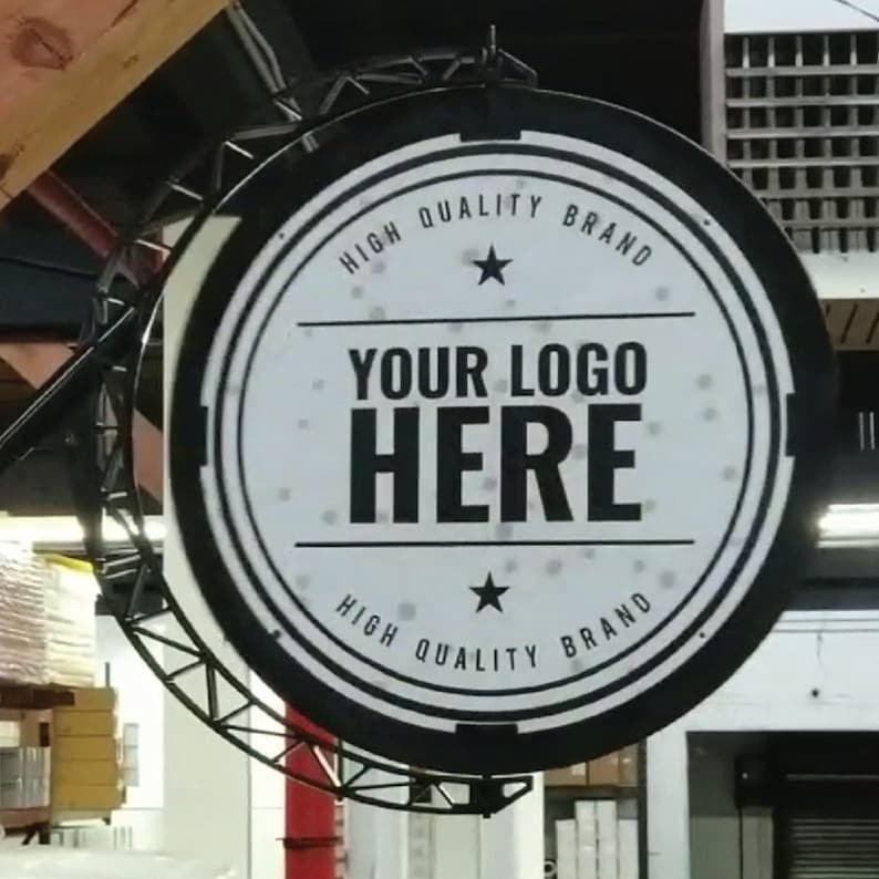 Rotating Sign Air Current Powered Signage Storefront - Etsy