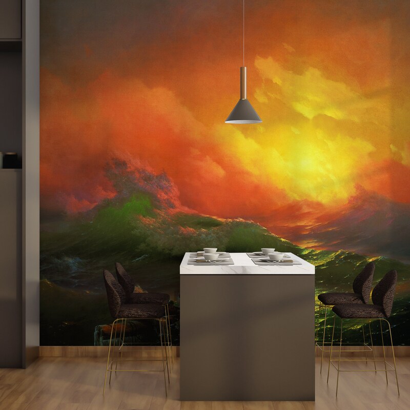 Sunset Wall Mural - Etsy