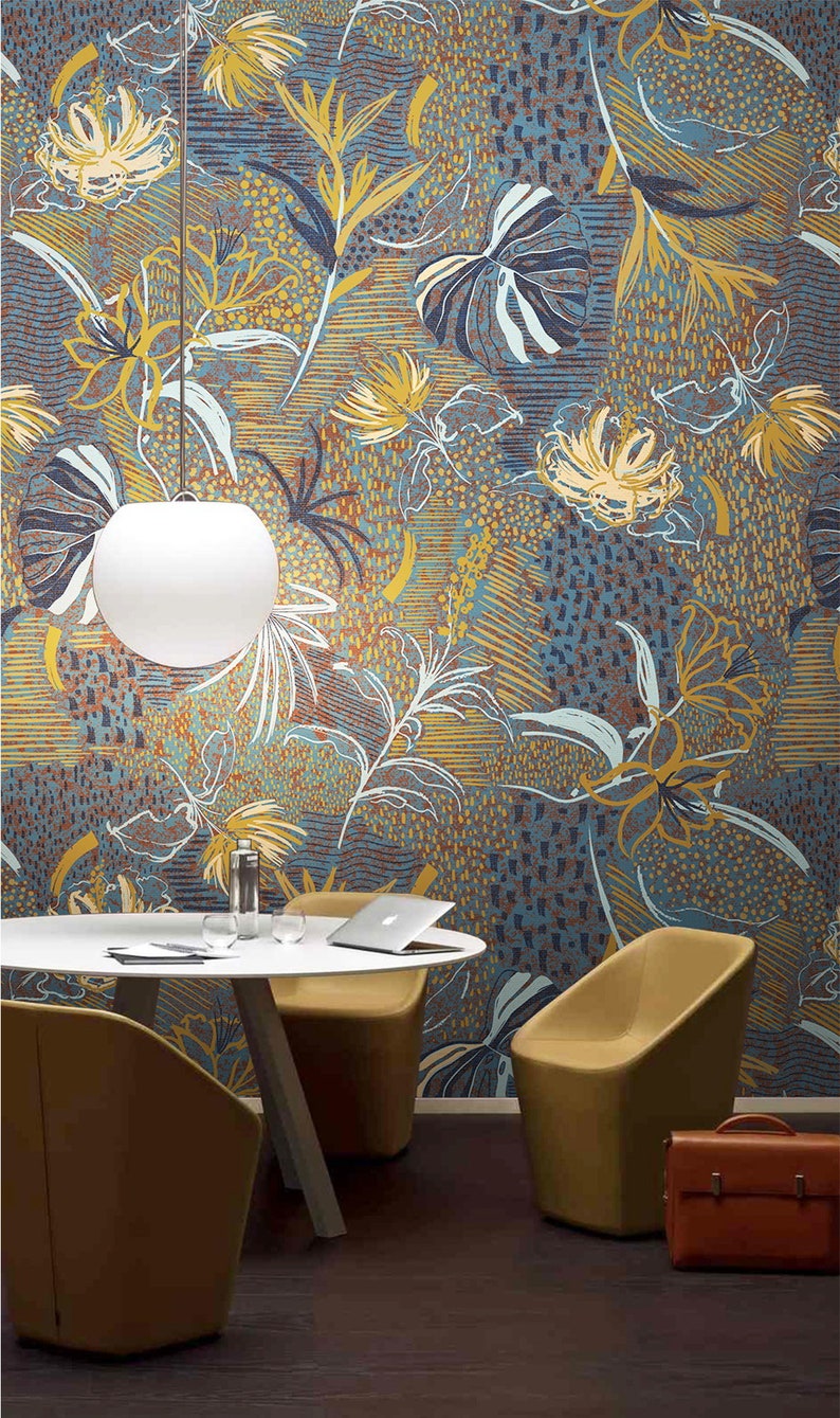Fashionable Light Luxury Modern Wallpaper Pattern Wall Mural - Etsy