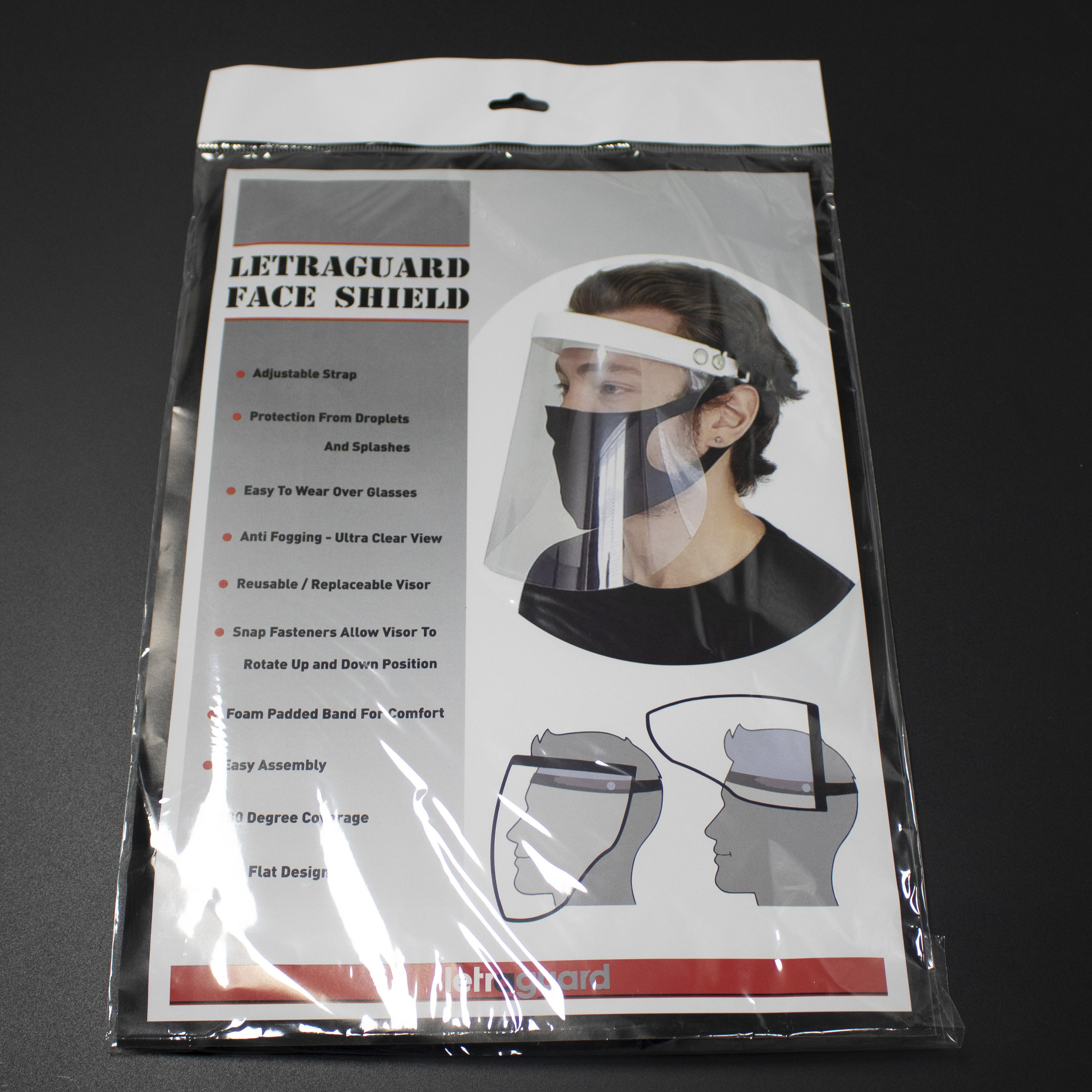 Face Shield With Fog Resistant, Splash Proof, Ultra Clear Vision ...