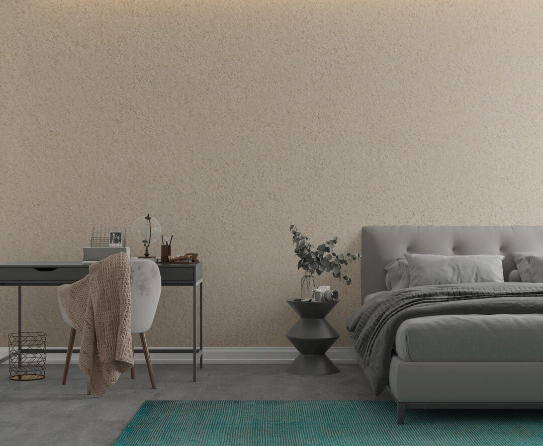 Luxury Sand Texture Wall Mural – High-quality Beige Wallpaper for a ...