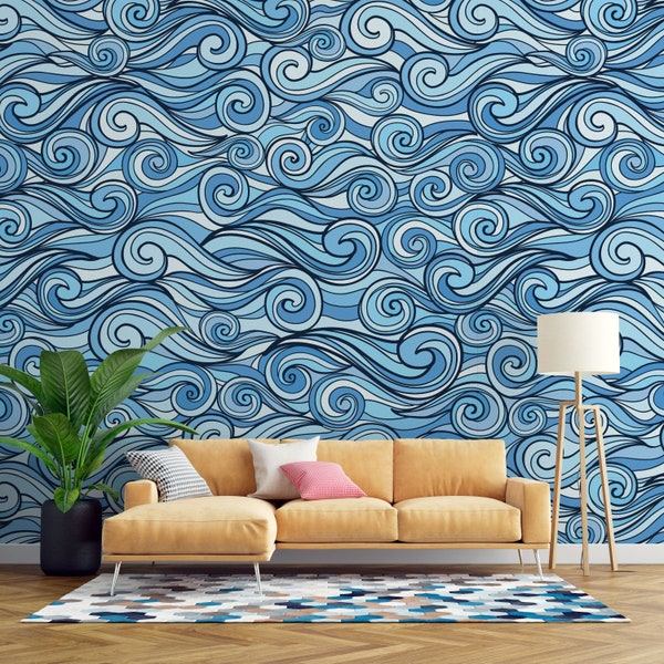 Abstract Line Wallpaper - Etsy