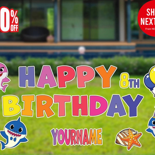 Baby Shark Birthday - Etsy