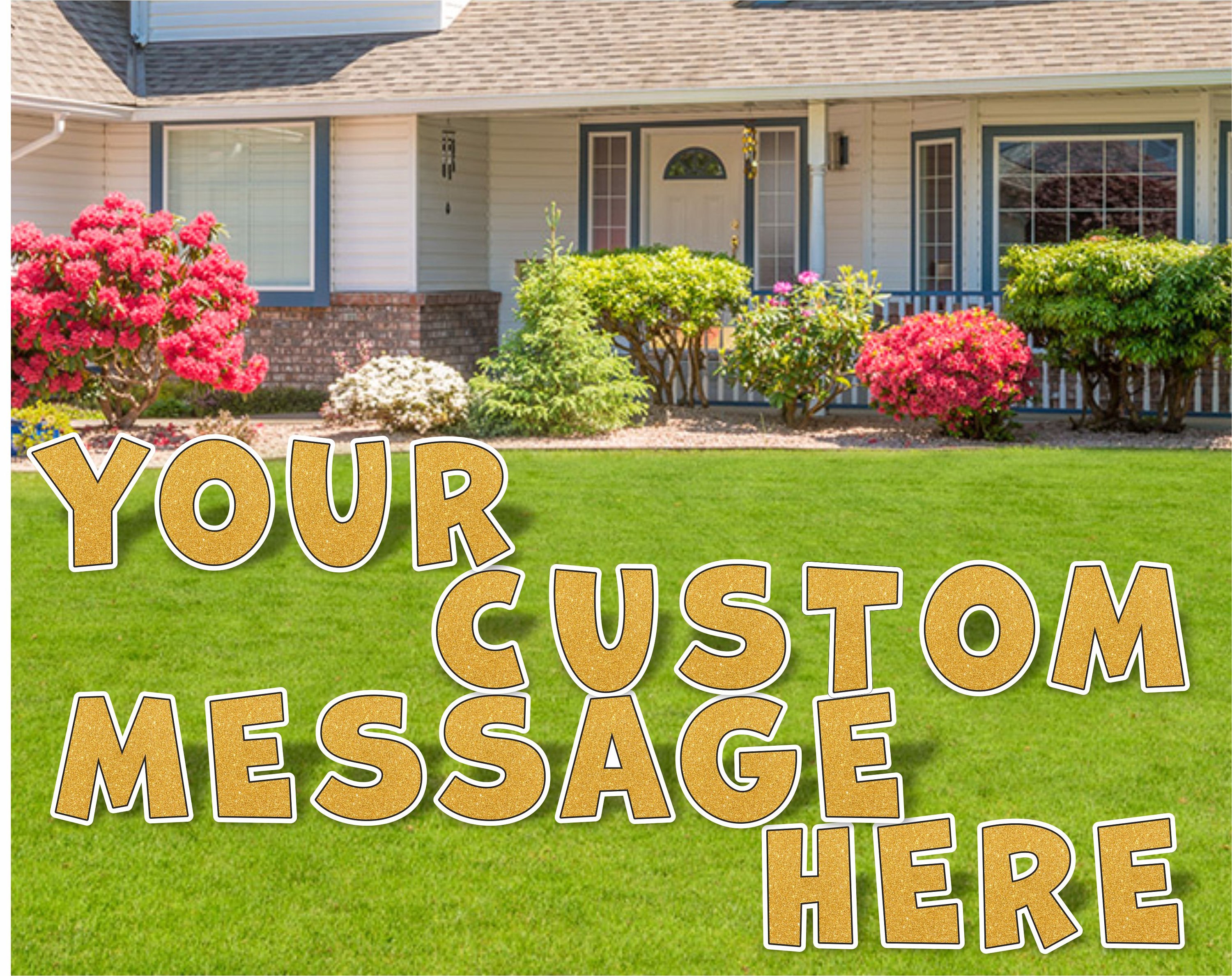 Personalized Custom Letter Yard Sign Build Your Own Sign | Etsy