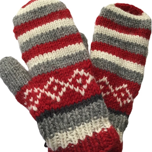 Wool Mittens - Etsy