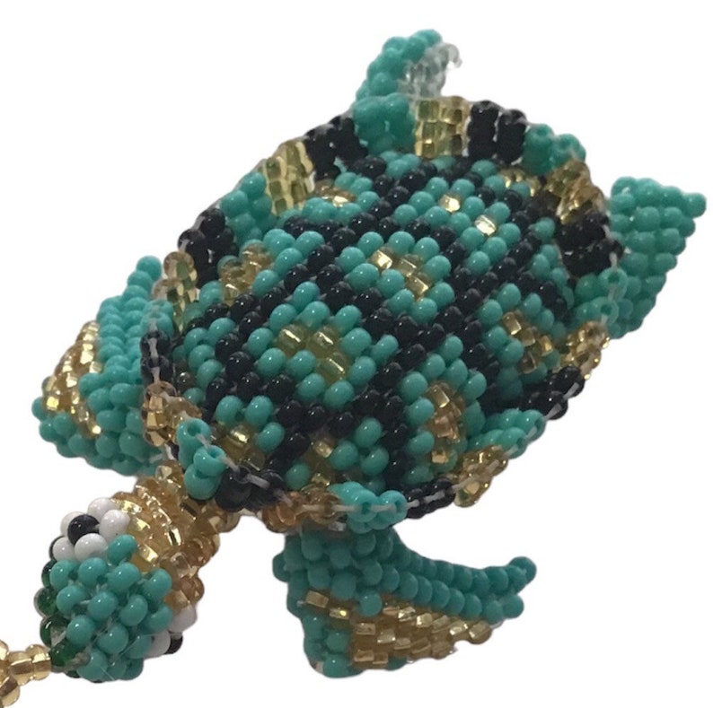 Beaded Turtle Keychain Turtle Keychain Beaded Turtle Hand - Etsy