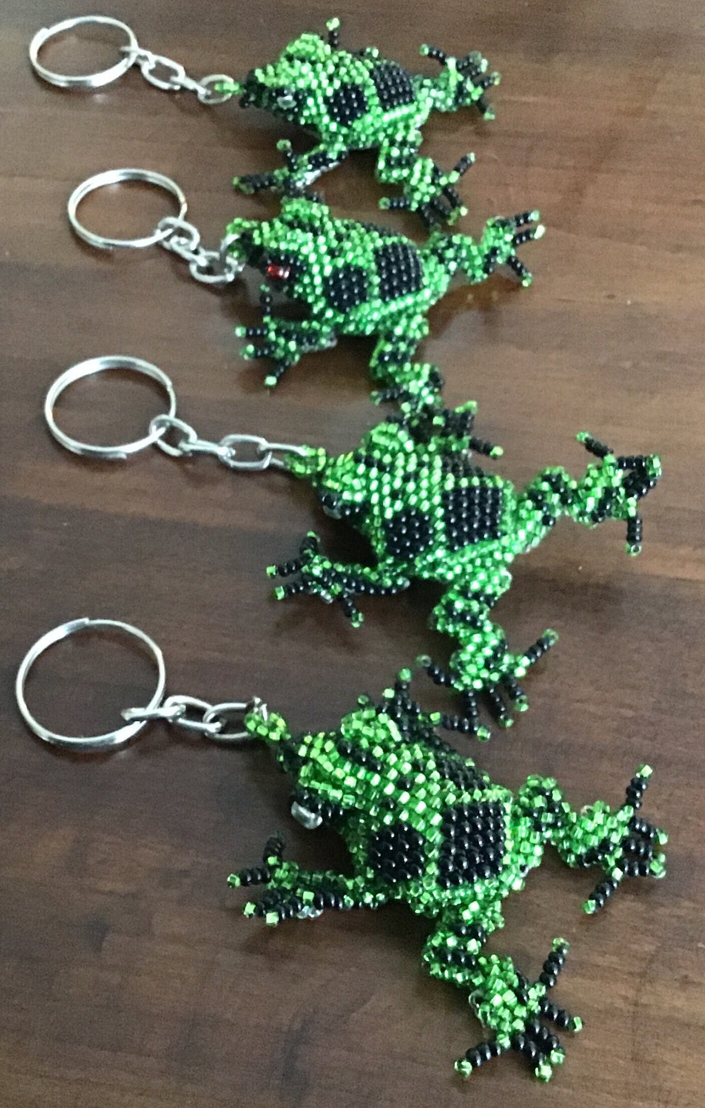 Beaded Frog Keychain Frog Keychain Beaded Frogbeaded - Etsy Australia
