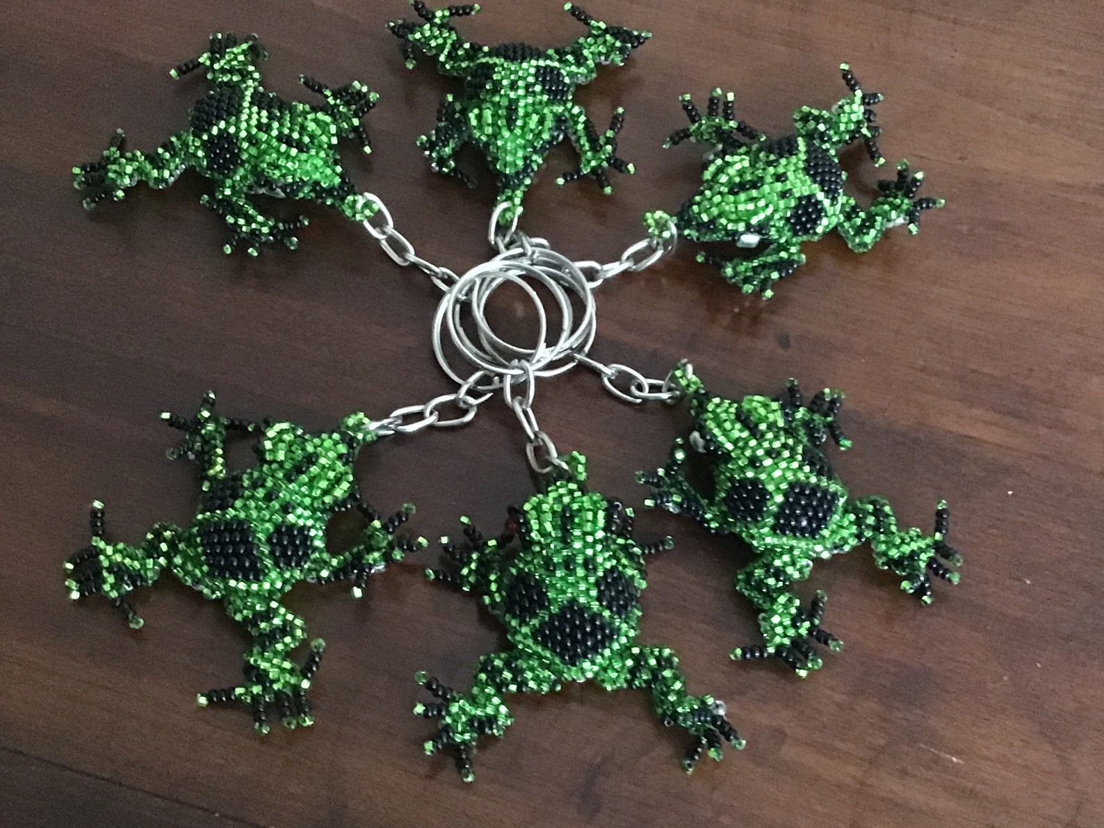 Beaded Frog Keychain Frog Keychain Beaded Frogbeaded | Etsy