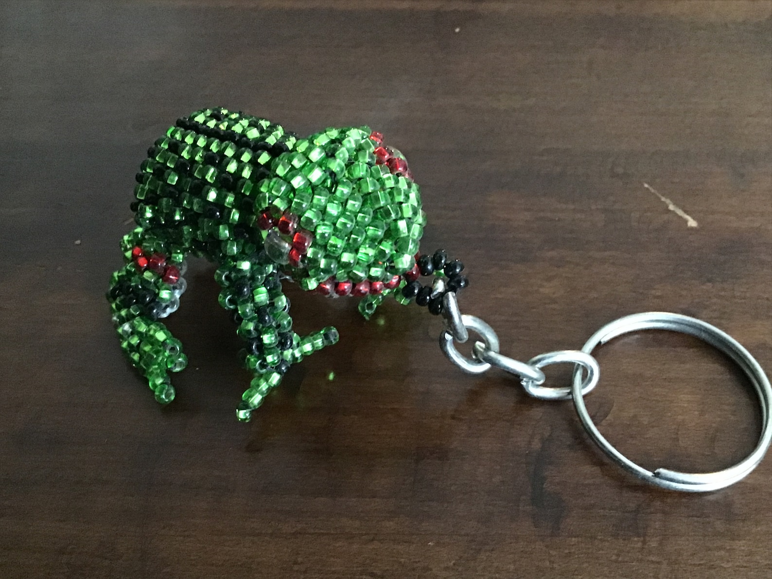 Beaded Frog Keychain Frog Keychain Beaded Frogbeaded - Etsy