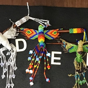 Hummingbird Hair Pin Hand Beaded Hair Pin Hand Beaded - Etsy