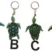 Beaded Turtle Keychain Turtle Keychain Beaded Turtle Hand - Etsy