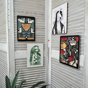 Chervona Kalyna Wood Poster Hanger, Ukrainian Art, Gifts From Ukraine ...