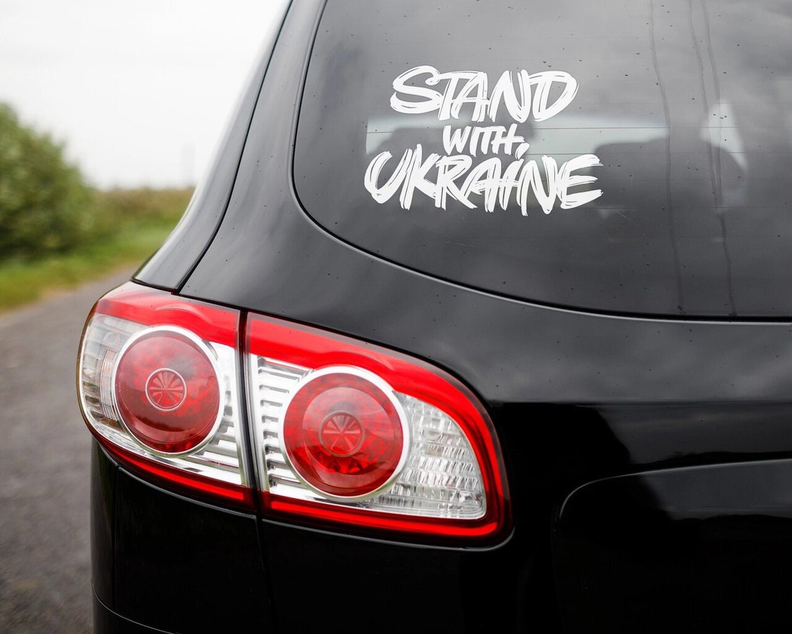 Vinyl Car Sticker Ukrainian Symbol Stickers Flag Sticker - Etsy