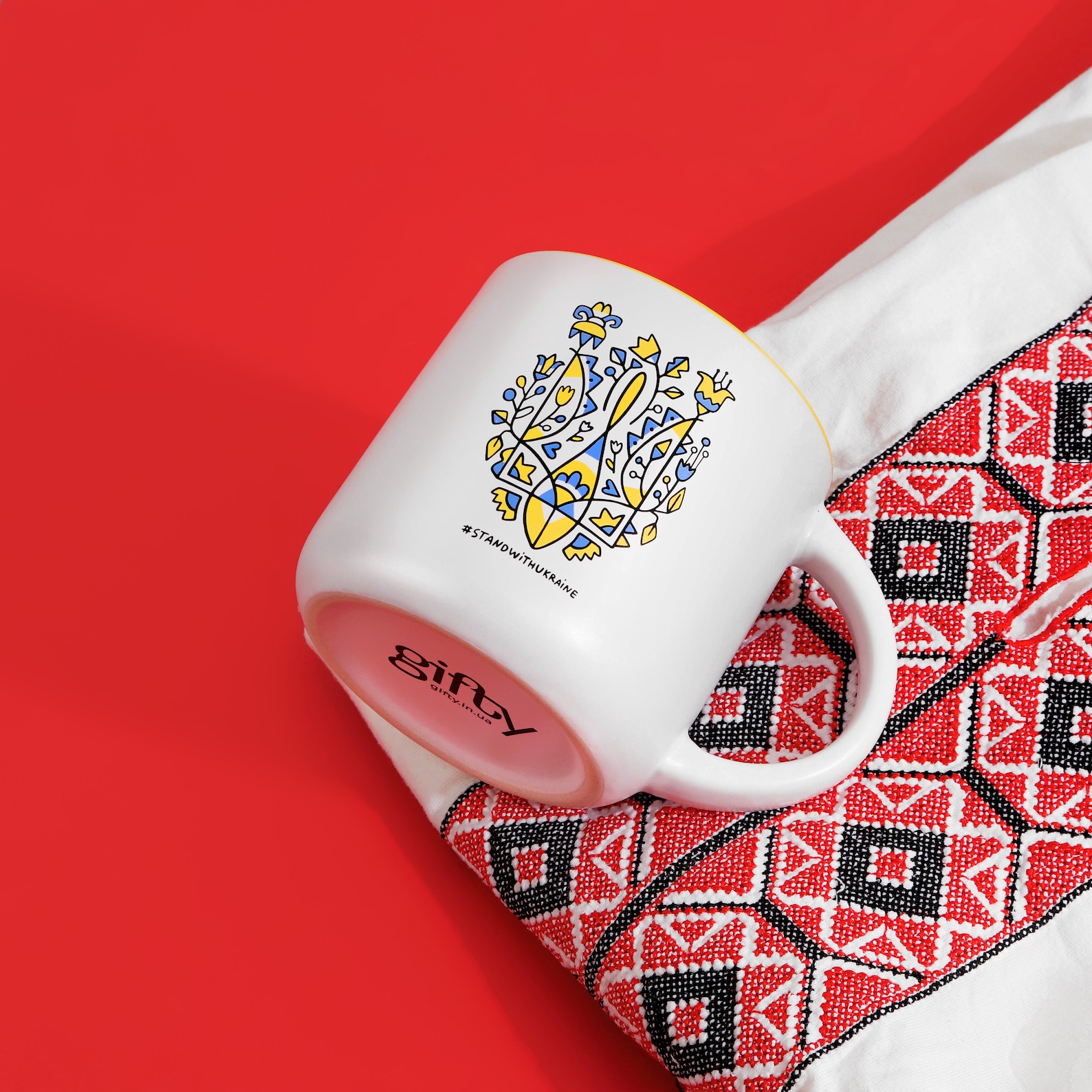 Ukrainian Mug Blue and Yellow Ceramic Mug 350 Ml Ukraine - Etsy