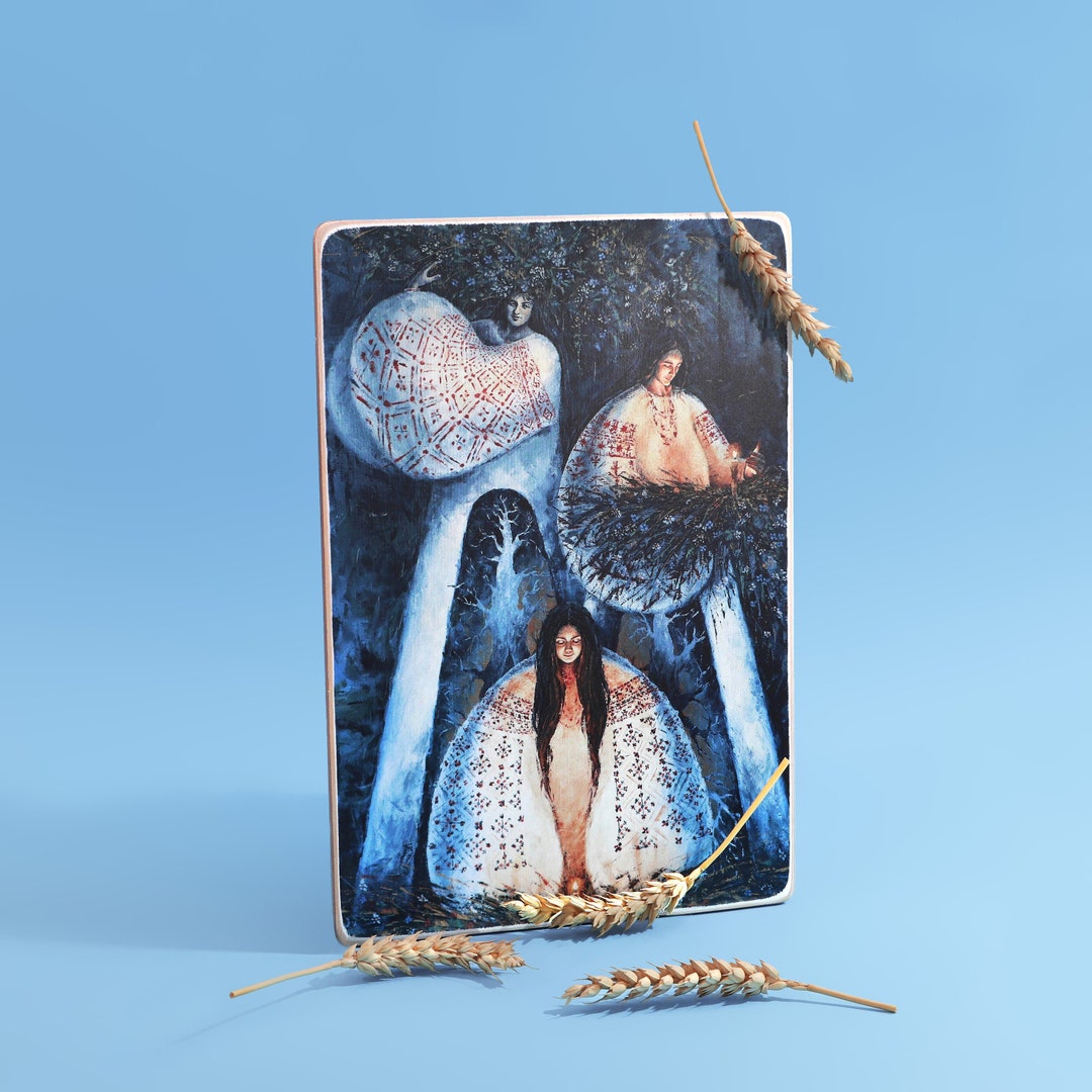 Ukrainian Painting Wood Wall Art Poster Hanger Wooden Gifts Ukraine ...