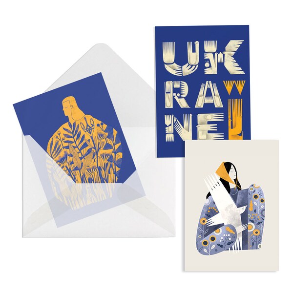 Ukraine Thank You Card - Etsy