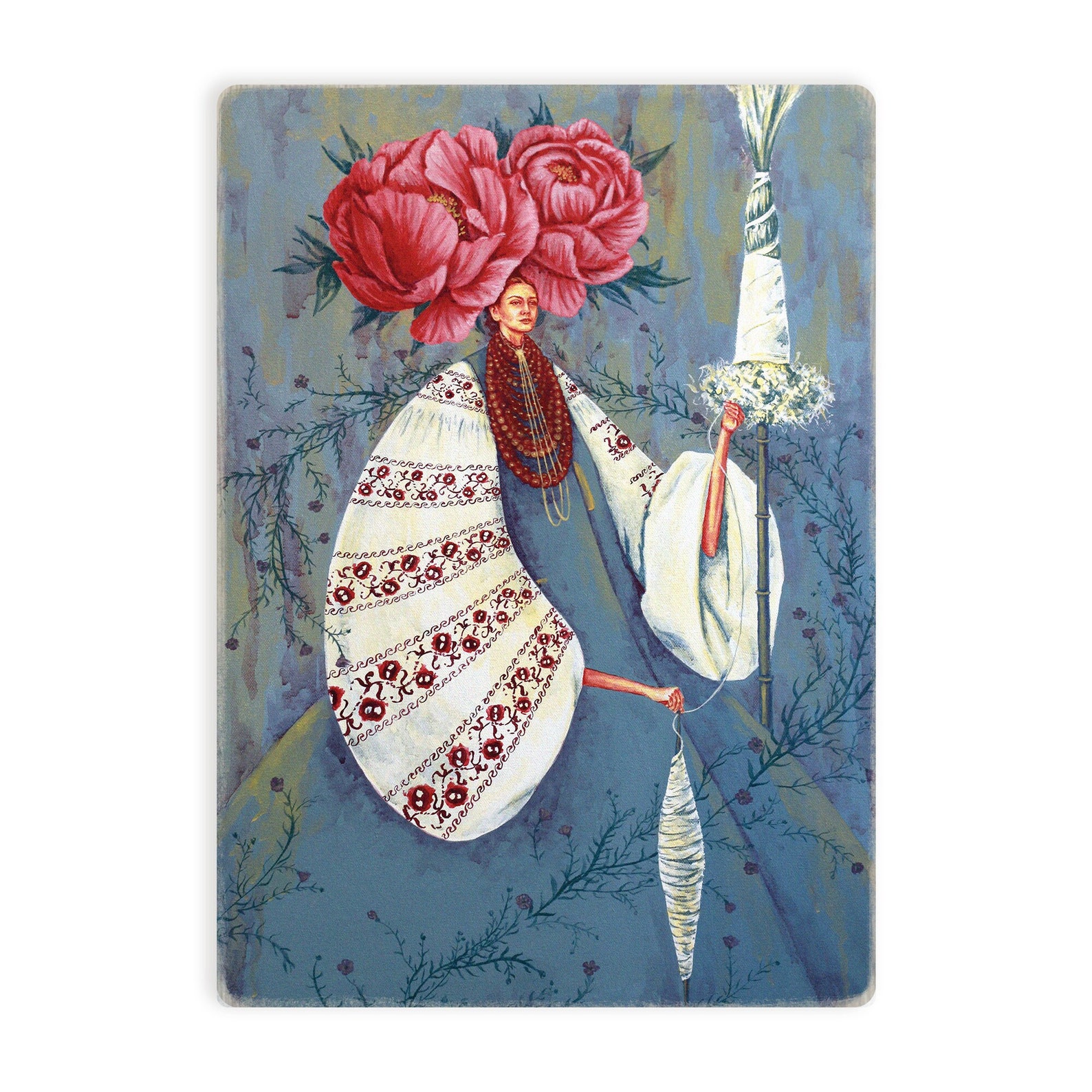 Wood Poster Hanger Ukrainian Art Unique Poster A4 Ukrainian Folklore ...