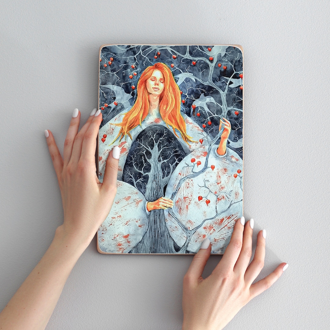 Folklore Wood Wall Art: Beautiful Nature A4 Poster Hanger, Unique ...